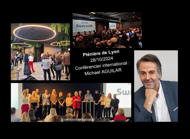 Plenary session with the talented Michael AGUILAR - Swixim International